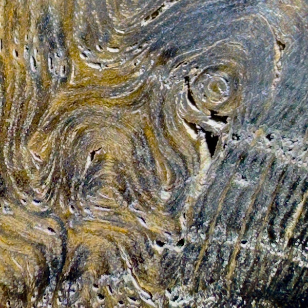 Hand Massager Bog Oak Wood Worry Stone: Hand Carved Meditation Pebble ...