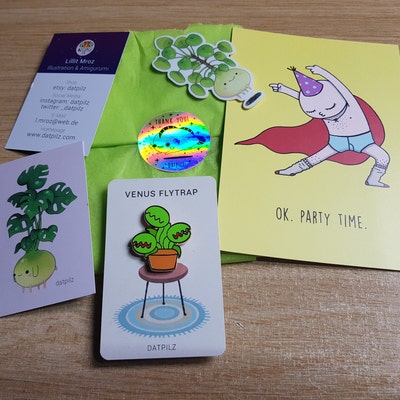 Venus Flytrap Hard Enamel Pin - Etsy