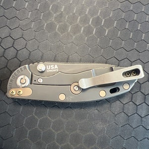 Benchmade Bugout 535 Replacement Scale Kit / BLACKOUT Metal Lined ...