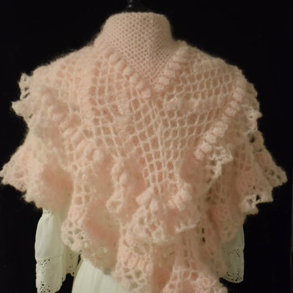 Crochet WITH VIDEO TUTORIAL 1860s Victorian Era Square Shawl Pattern - Etsy