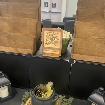 Large QR Code Sign 10x12 Inches - Etsy