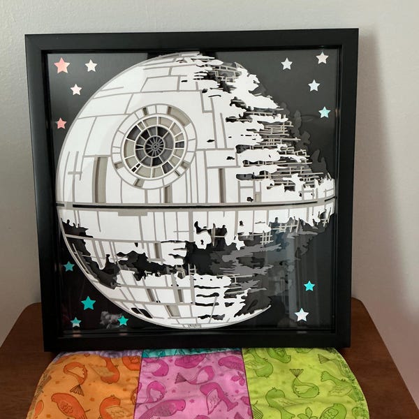 Death Star 5 Layers 2.5D Laser Cut File | Star Wars Decor Model ...