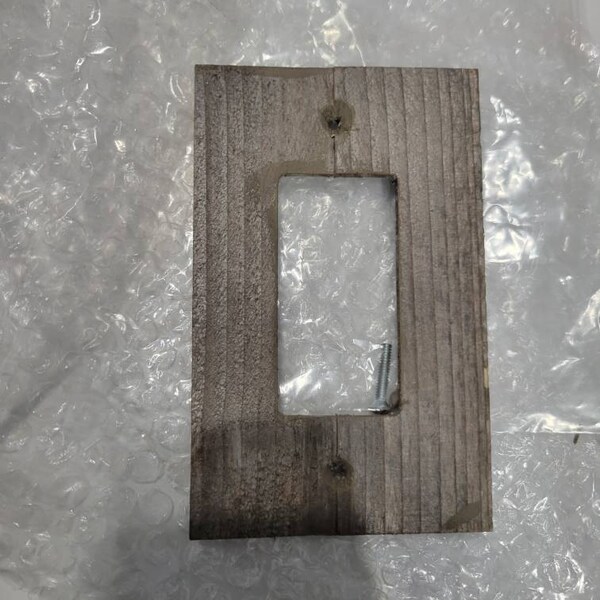 Weathered Wood Outlet Cover, Outlet Cover, Barn Wood, Drift Wood ...