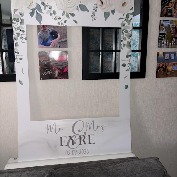 Customisable Social Media Selfie Frame Bespoke Instagram Facebook ...