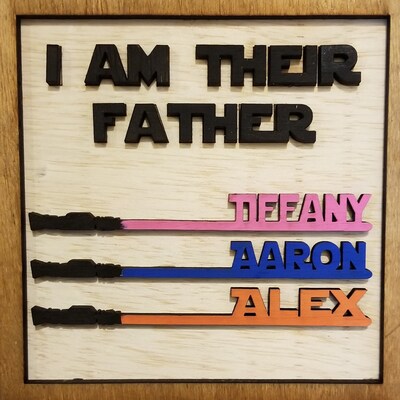 I Am Their Father His Father Her Father Nerdy Fathers Day Gift Dad ...