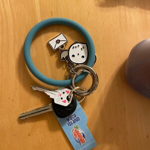 Silicone Key Ring, Keychain, Bracelet, Round Silicone Keychain ...