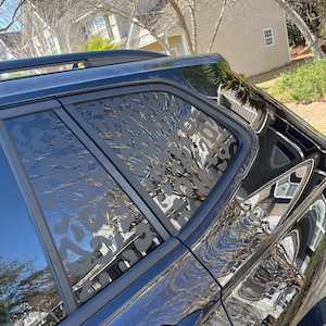 Bat Car Window Decals Quarter Panel Window Large Pattern Decal Custom ...