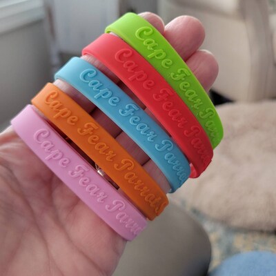 Custom Silicone Bracelet Make Your Own Rubber Wristbands With CUSTOM ...