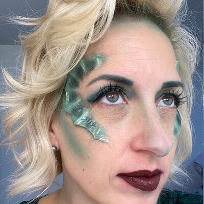 Mermaid Gills Silicone Prosthetic Dragon Skin Brow Encapsulated ...