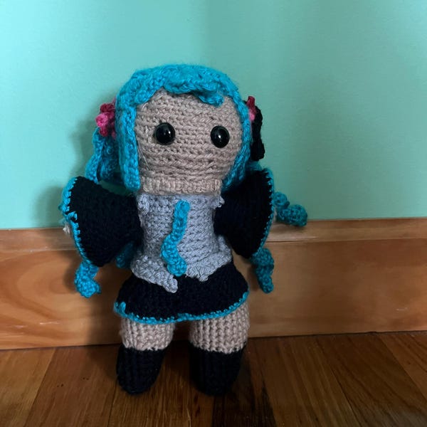 PDF: Hatsune Miku Inspired Amigurumi Doll - Crochet Pattern by ...