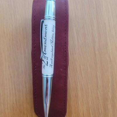 Pen: Black Music Notes Label Cast Click Pen With a White Background and ...