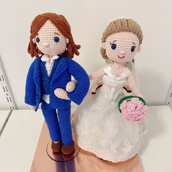 Crochet Wedding Couple Doll Pattern: Amigurumi Dolls (PDF Pattern) - Etsy