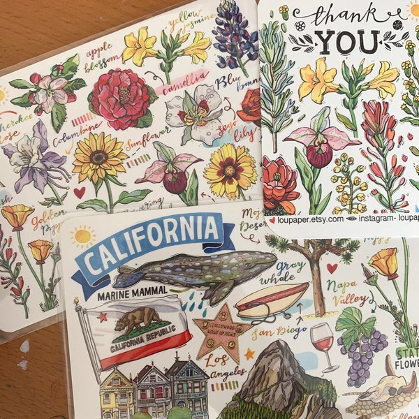 California State Postcard. - Etsy