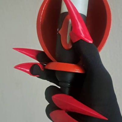 Set of 5 Black Claw Nail Rings, Claw Rings, Gothic Ring, Alternative ...