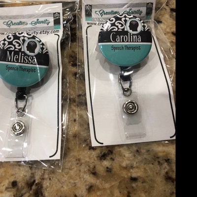 Speech Therapist Badge Speech Pathologist Badge Nurse Badge - Etsy