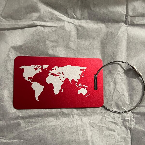 Personalized Luggage Tag Metal, Custom Luggage Tag Custom Suitcase Tag ...