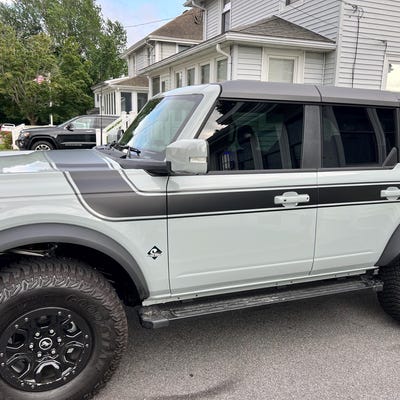 Leopard Cheetah Print Rear Window Decals Fit Ford Bronco 6g Hardtop ...
