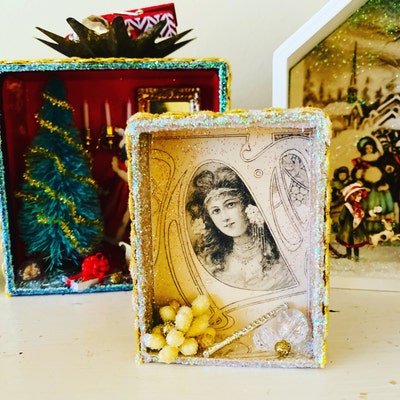 Wood Nymph Doll Postcard Artist Woman Lady Girl, Forest Trees Long Hair ...