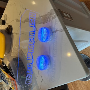 Personalized XL Gamertag Light Sign , Custom Gamer Tag Sign ...