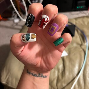 1776 Press on Nails 4th of July Nails USA Flag - Etsy