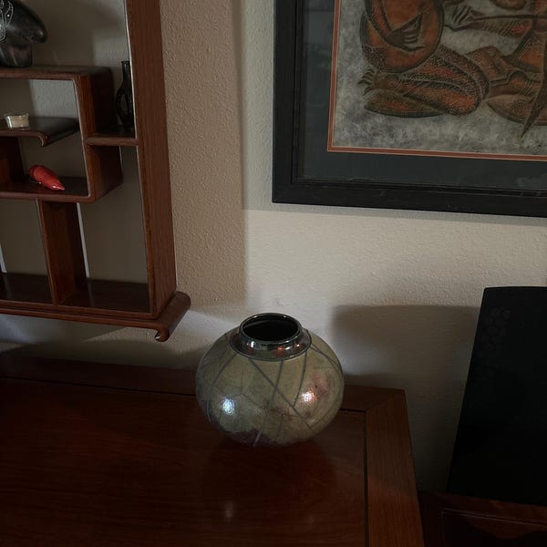 Handmade Abigail Vase, Raku Art Pottery, Decorative Pottery - Etsy