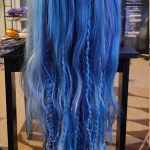 Dark Sprite Half Set of Wool Dreadlocks | Etsy