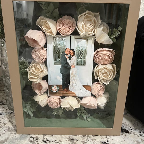 Extra Deep Empty Wooden Personalized Shadow Box Frame Glass, Display ...