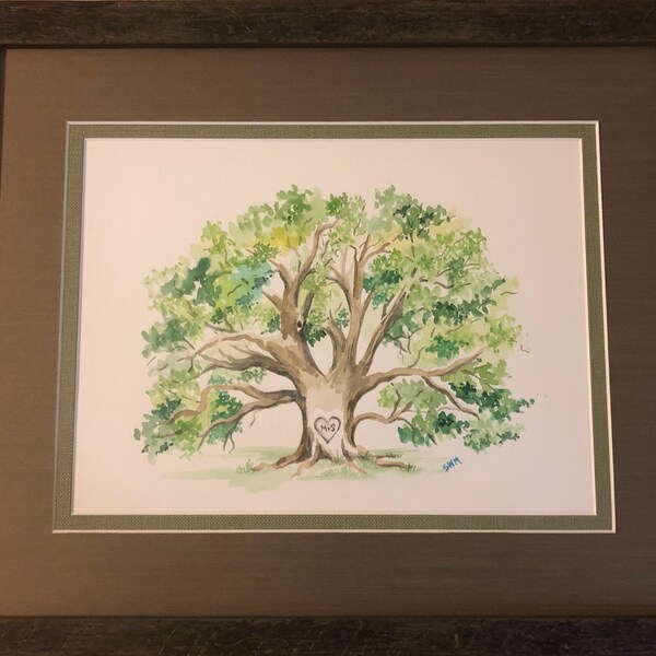 Watercolor State Tree of Virginia, State Tree of Missouri, Flowering ...