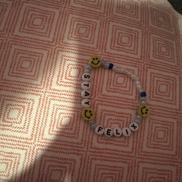 Stray Kids Beaded Bracelet Hyunjin Bracelets Handmade. Beads Bracelet ...