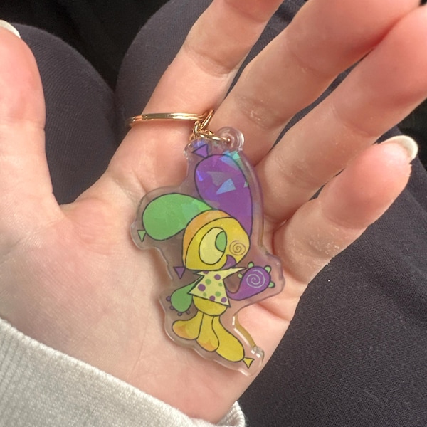 Looey Dandy’s World CLEAR Rainbow Keychain - Etsy New Zealand