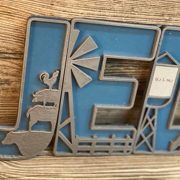 FARMHOUSE - Full Alphabet Set With 40 Letter Options / SVG File | Farm ...