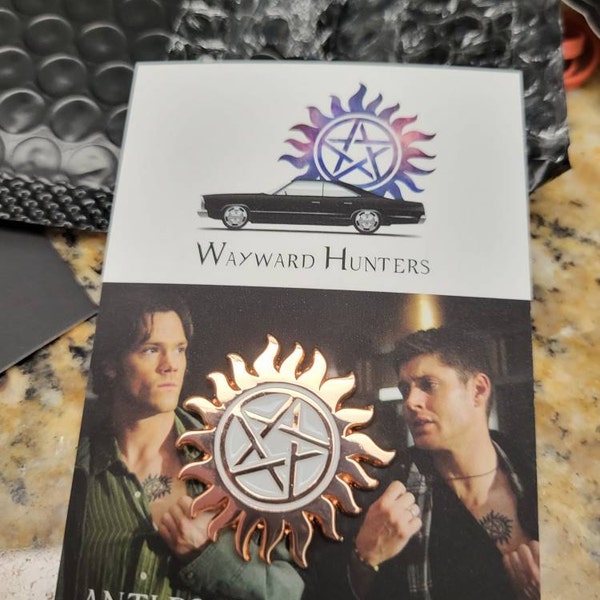 Supernatural Rose Gold Anti Possession Symbol - Supernatural Inspired ...
