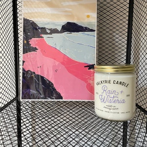 White Tea & Rose Candle - Etsy