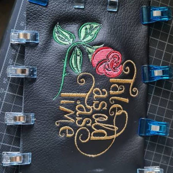 Beauty and the Beast Rose Embroidery Design: Tale as Old as Time (PES ...