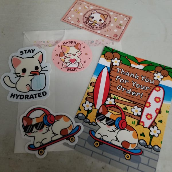 Kawaii Cat Workout Planner Stickers, Workout Reminders, Cute Planner ...