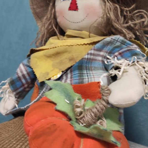 Primitive Scarecrow Pattern It's Fall Ya'all Prim Scarecrow Raggedy ...