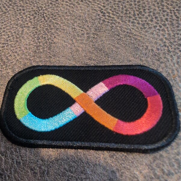 Autism Acceptance Infinity Loop Patch | Autism Awareness Embroidered ...