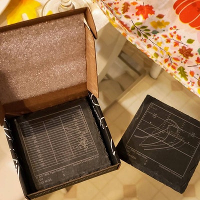 Greatest LSU Football Plays: Slate Coasters set of 4 - Etsy