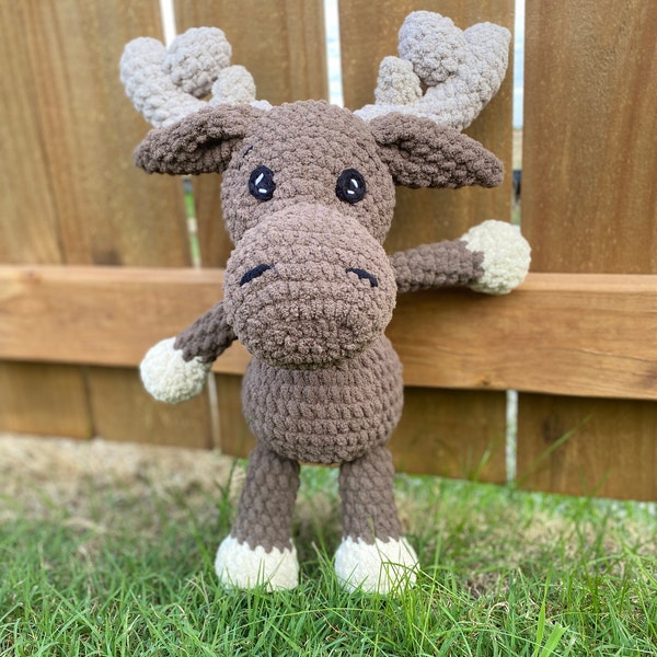 Manny Moose CROCHET PATTERN, Amigurumi Crochet Pattern, PDF, English ...