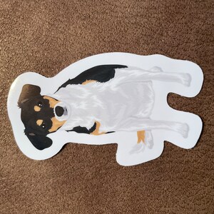 Personalized Dog Stickers Hand Drawn Custom Pet Sticker, Custom Dog ...