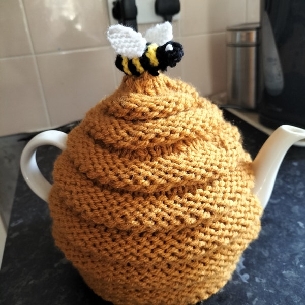 Beehive Tea Cosy Chunky Wool Knitting Pattern PDF Instant Download ...