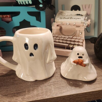 Fruit Patterned Handmade Ceramic Mug Fruit Lover Gift for Mom Gift for ...