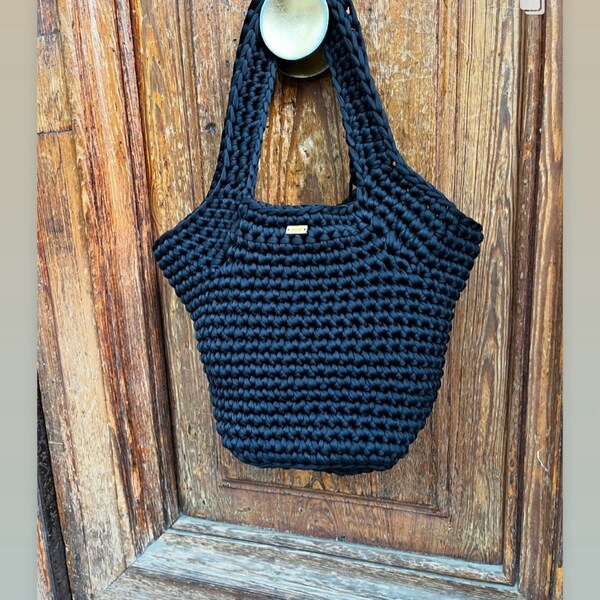 Crochet Bag PATTERN, Bilibag, Pyramid Bag, Pattern & Tutorial, Crochet ...