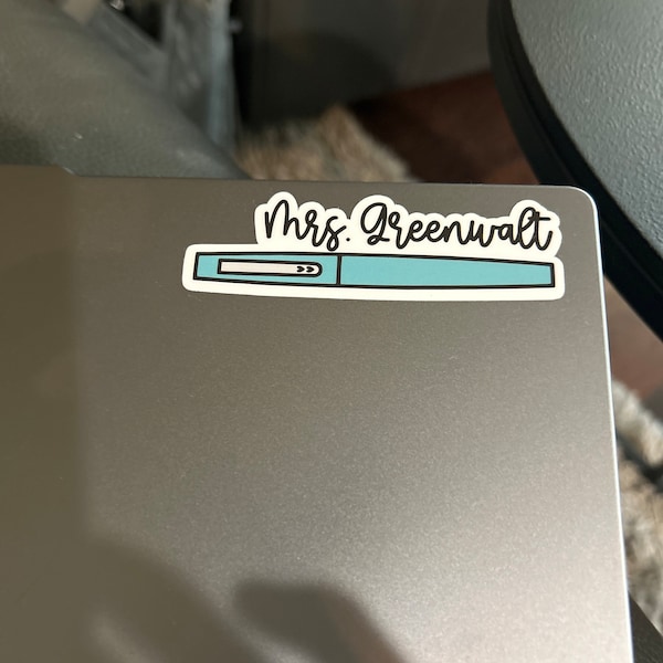 Personalized Flair Pen Sticker | Water Bottle Sticker | Laptop Sticker ...