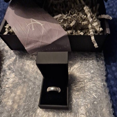 Solid 9ct Gold Russian Wedding Ring Rolling Ring Trio Ring Fidget Ring ...