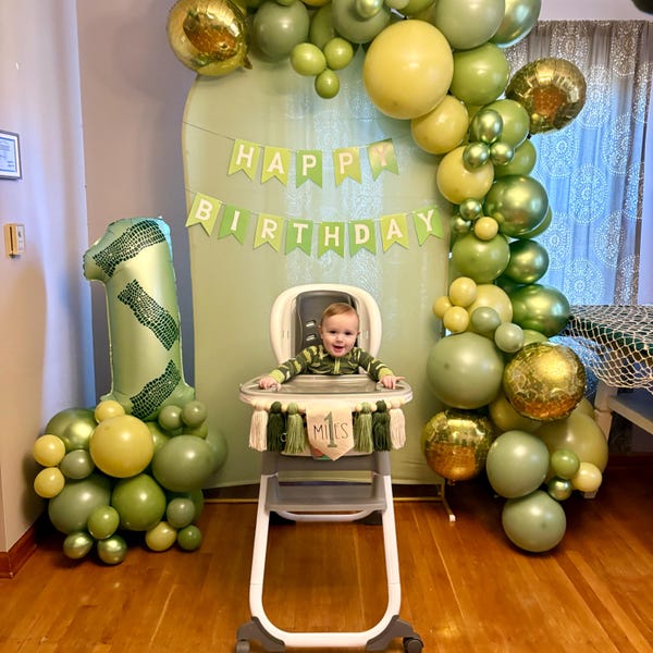 Crocodile Balloon Garland | Reptile Alligator Balloon Arch | Crocodile ...