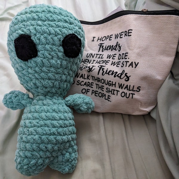 NO SEW Alien- Crochet Pattern - Etsy