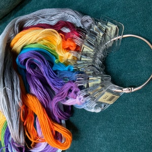 Floss Drops DMC Label Ultra Thin Acrylic Embroidery Thread Organizers ...