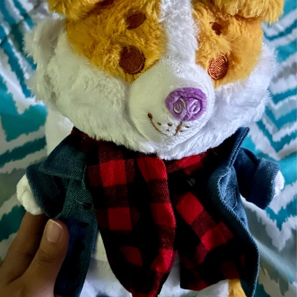 Red Border Collie Plush Snuggle Paws Plush for Anxiety, PTSD ...