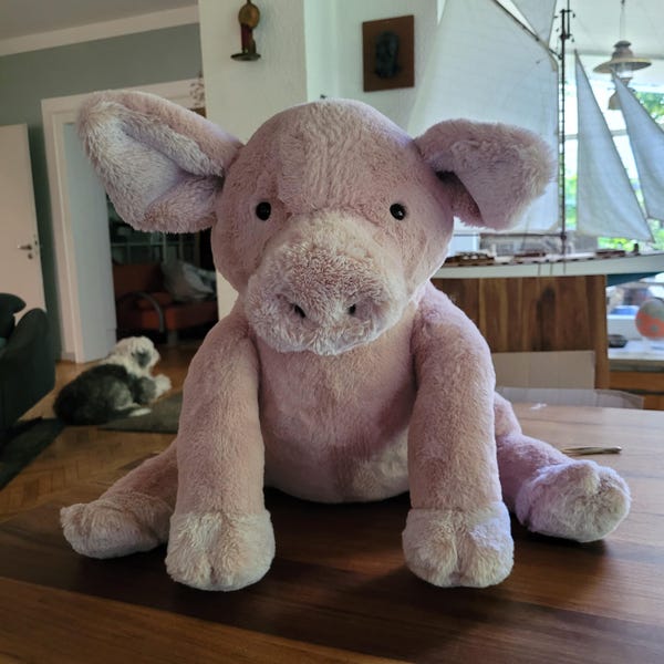 Hamilton Pig PDF Sewing Pattern 18" Plush Stuffed Animal Weighted ...